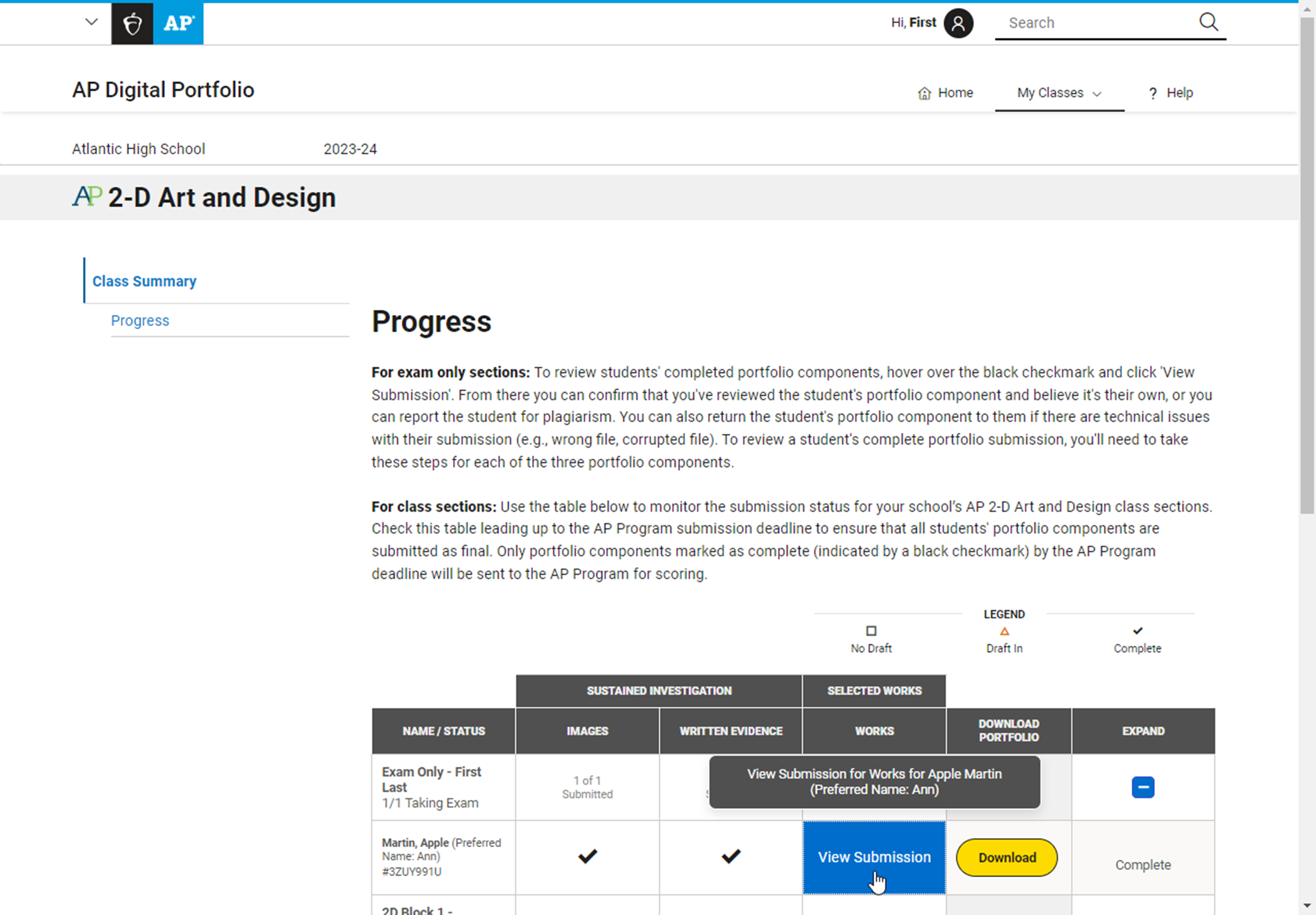 Supporting Exam Only Students – AP Central | College Board
